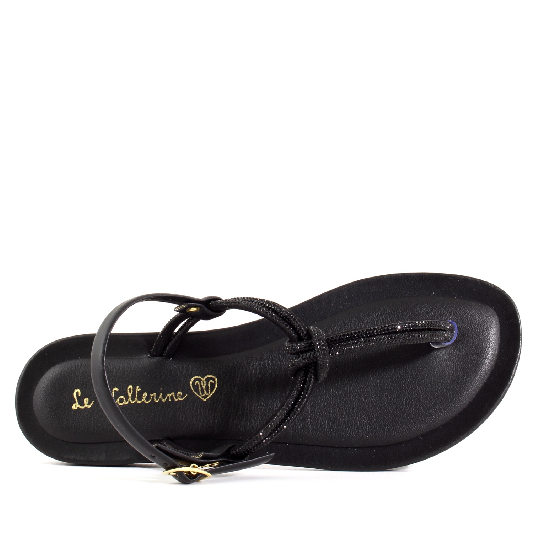 Infradito Geltrude Nero - Walter Calzature